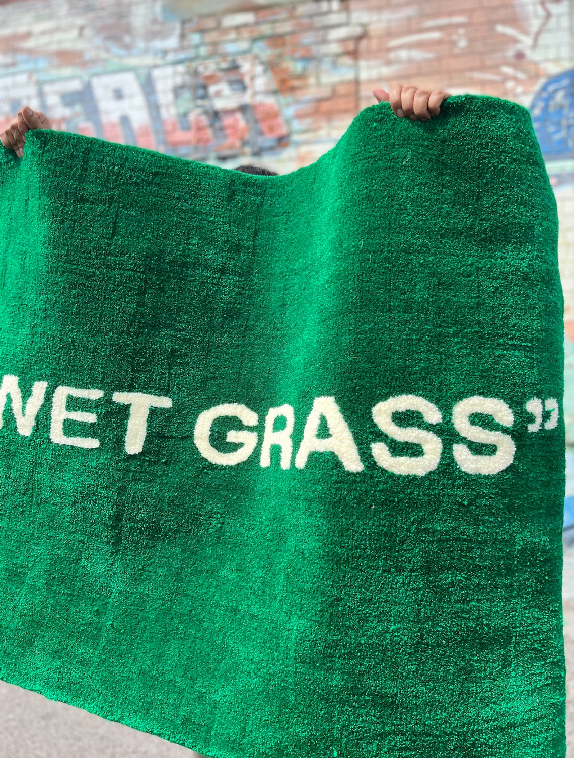 Handmade wet Grass Tufted Rug Custom Colours / - Etsy