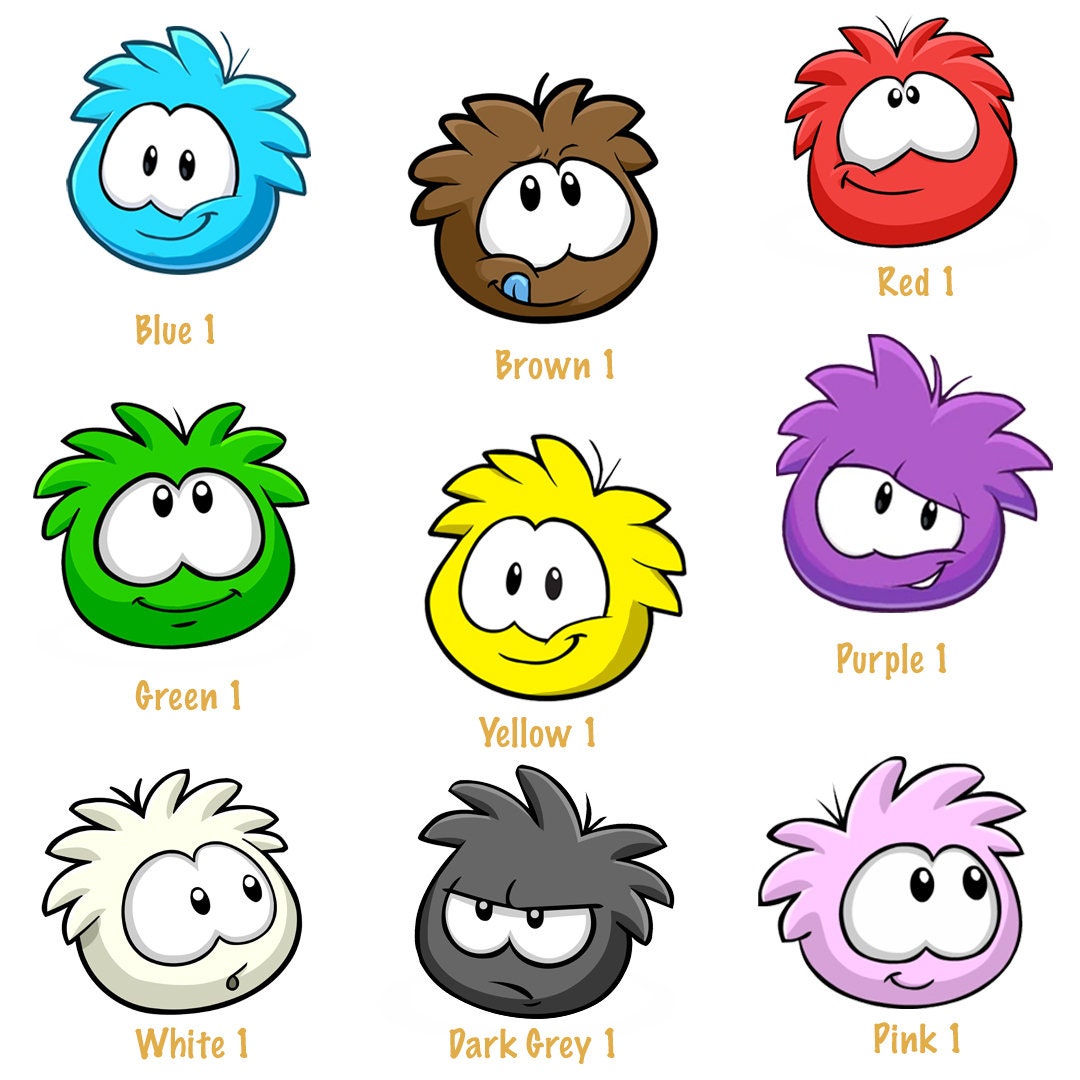 Club Penguin Puffles Pink