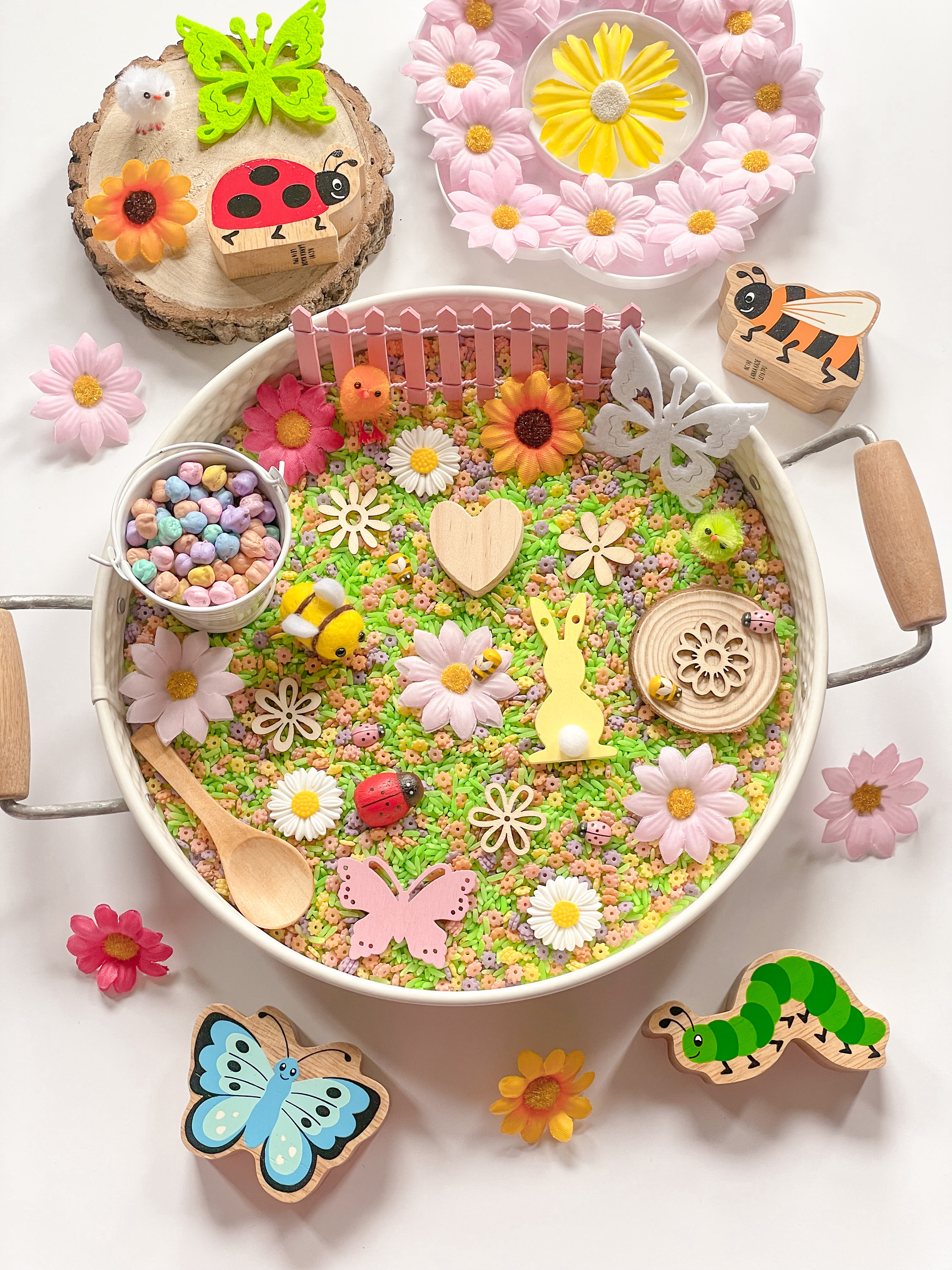 Spring Sensory Kit | Spring Garden | Spring Sensory | Sensory Rice ...