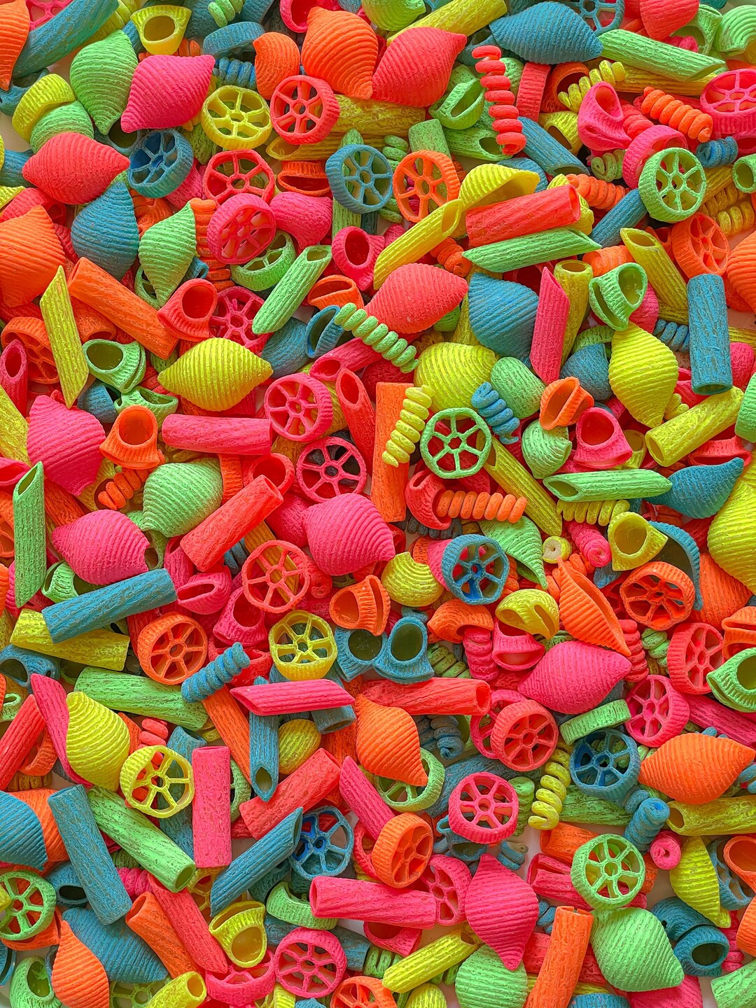 Neon Pasta Coral Reef | Pasta Coral Reef | Coral Reef Mix | Sensory Bin ...