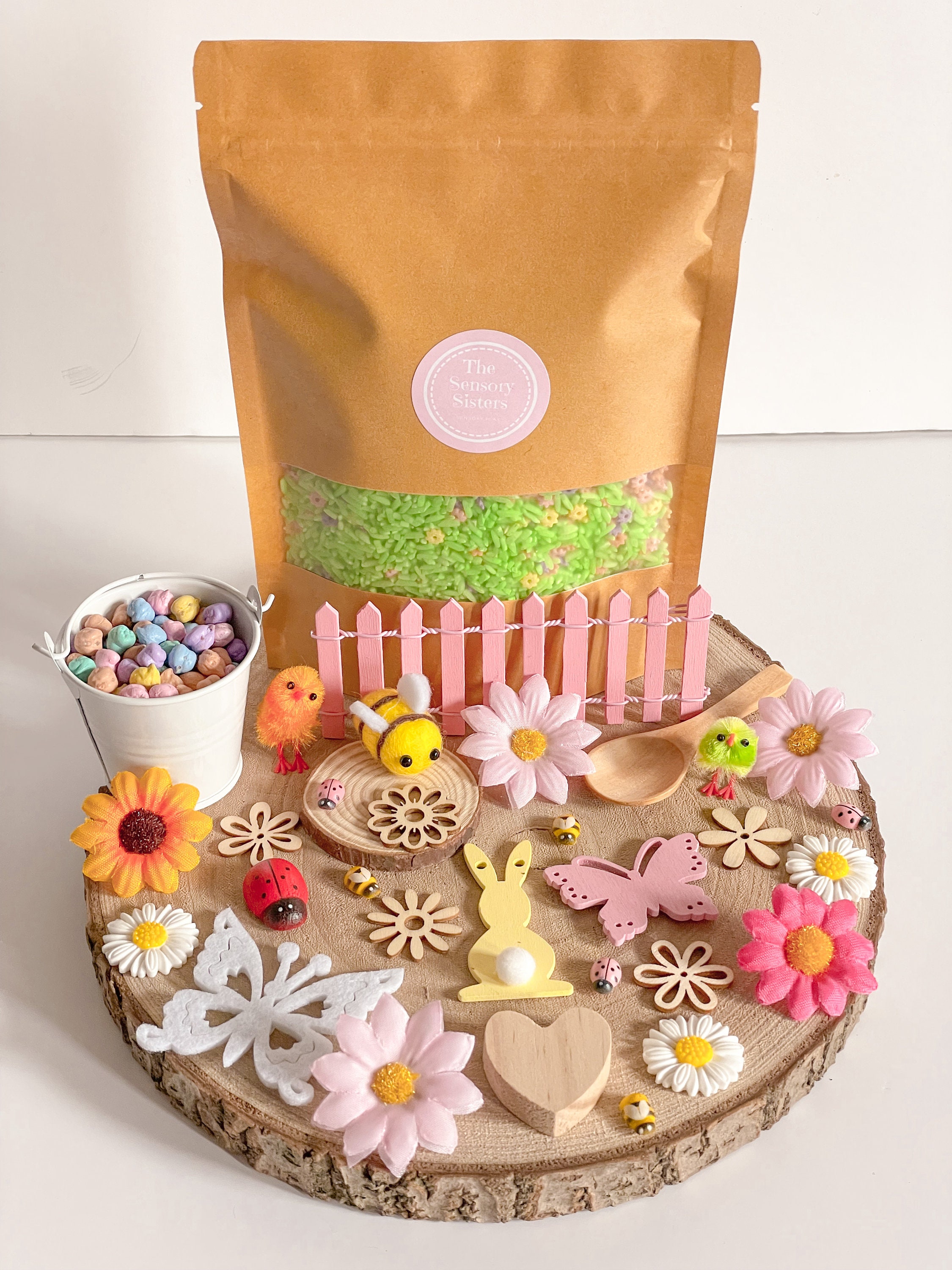 Spring Sensory Kit | Spring Garden | Spring Sensory | Sensory Rice ...