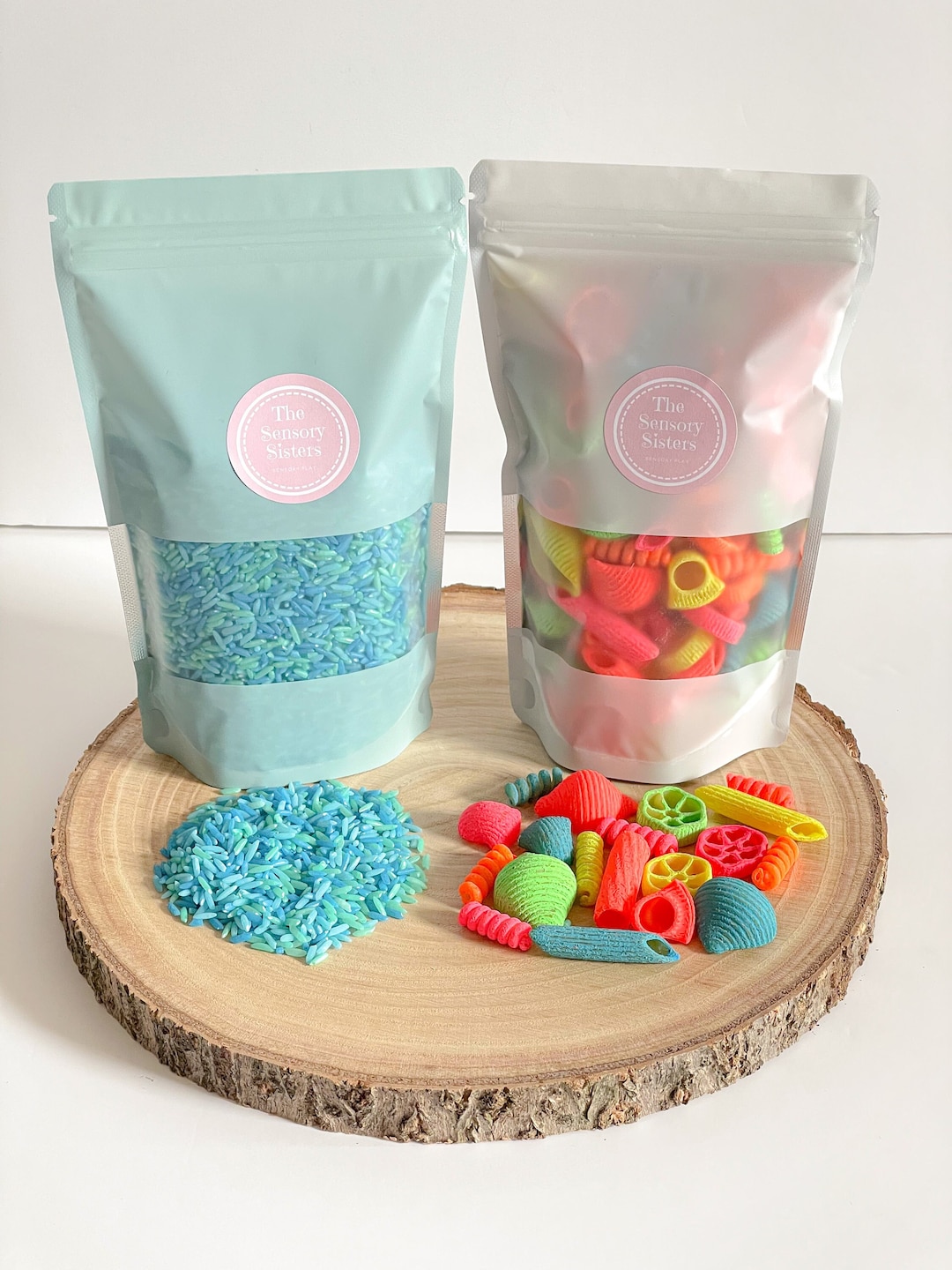 Neon Pasta Coral Reef Rice Ocean Sensory Rice Pasta Coral Reef Coral ...