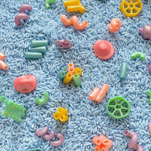 Pasta Coral Reef | Coral Reef Mix |sensory Bin |coral Reef Pasta ...