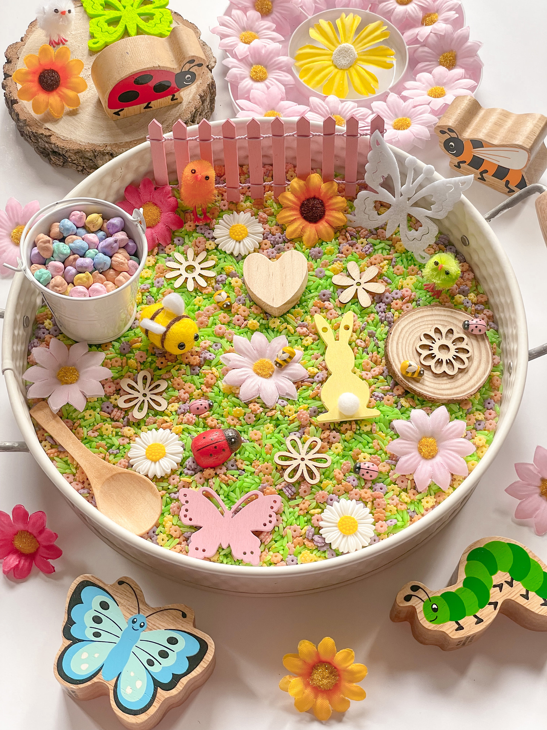 Spring Sensory Kit | Spring Garden | Spring Sensory | Sensory Rice ...