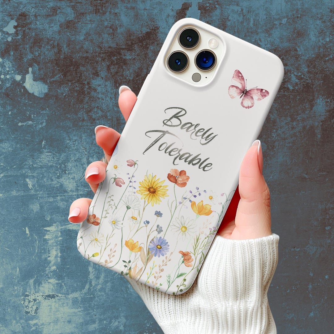 Barely Tolerable, Jane Austen Phone Case | Pride and Prejudice, Book ...