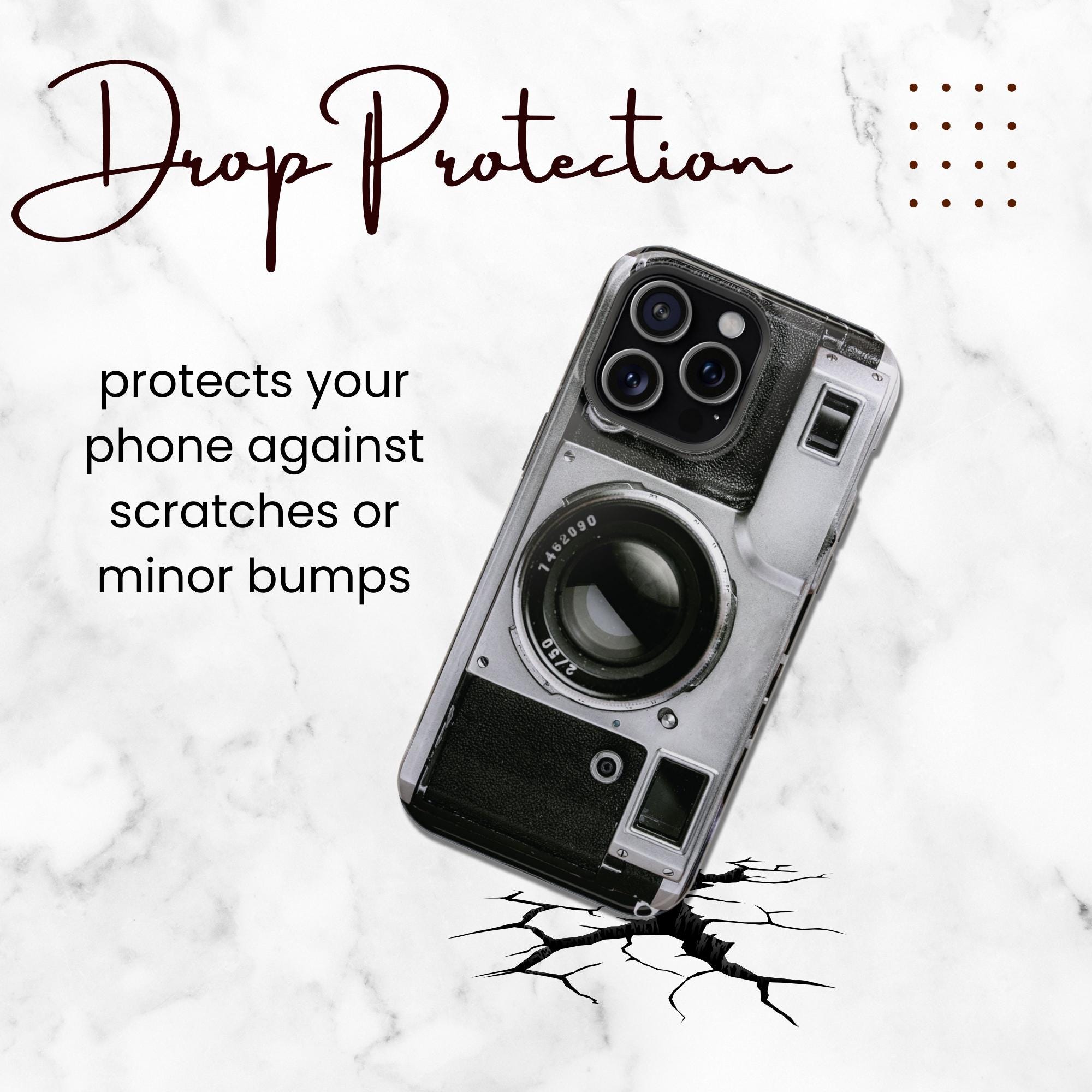 Old 35mm Camera Phone Case, Vintage Style iPhone Case, Magnetic Tough ...