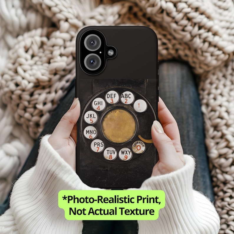 Rotary Dial Retro Phone Case, Old Phone iPhone Vintage Wireless Unique ...