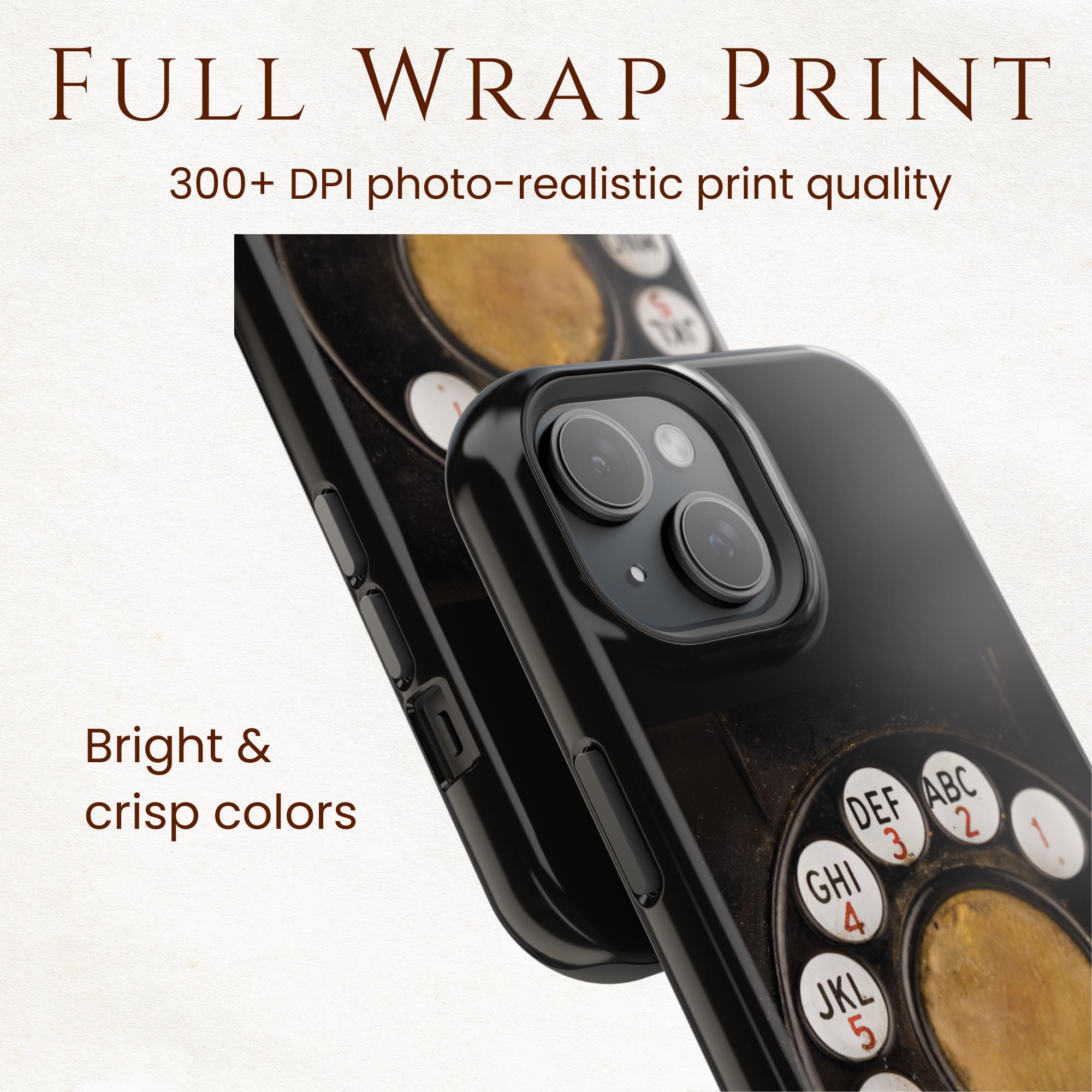 Rotary Dial Retro Phone Case, Old Phone iPhone Vintage Wireless Unique ...