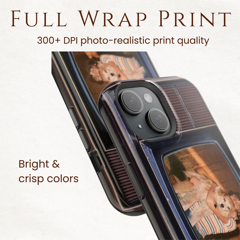 Custom Retro TV Photo Phone Case, 70s 80s Style Frame iPhone Case ...