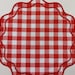 Red Gingham Placemats/gingham Placemats/gingham/gingham Christmas ...