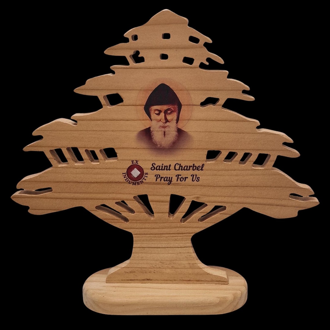 Authentic Saint Charbel Relic in Cedar – Faith, Prayer & Protection ...