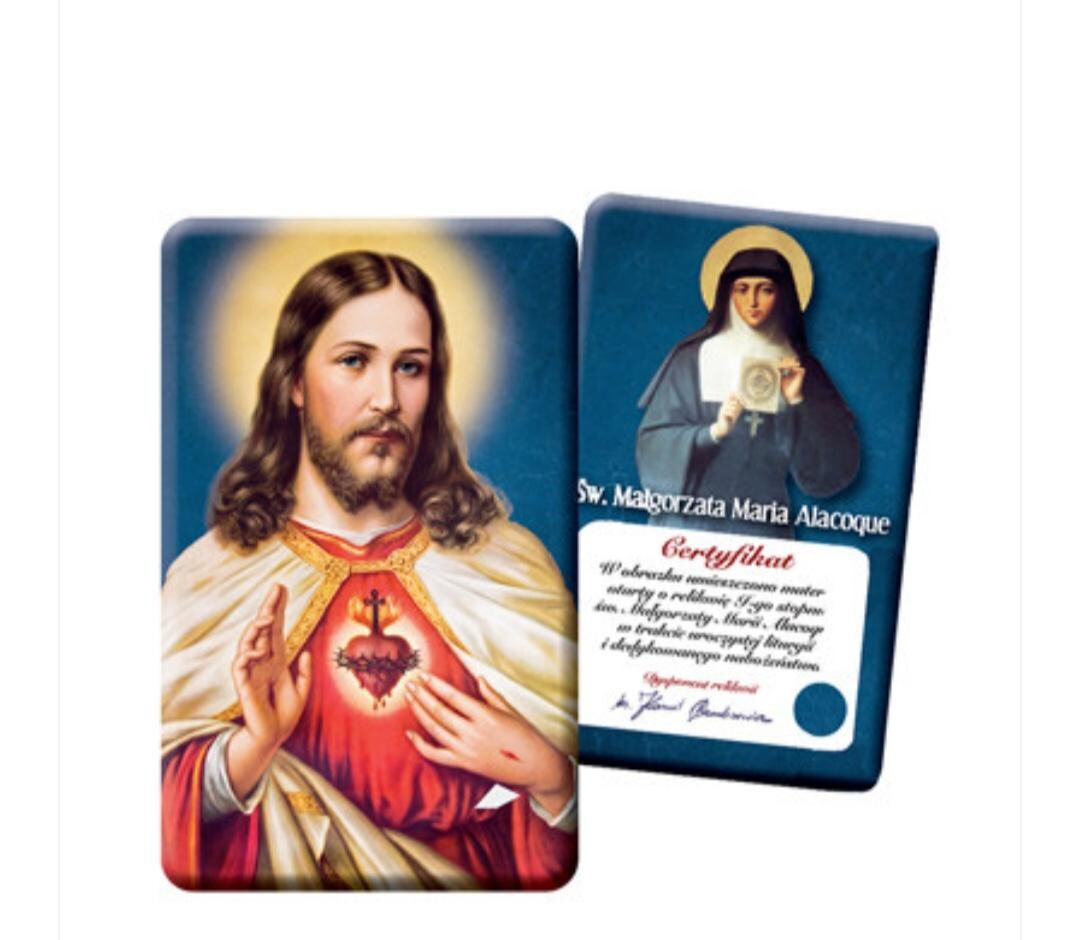 St. Margaret Mary Alacoque Relic Card - Etsy