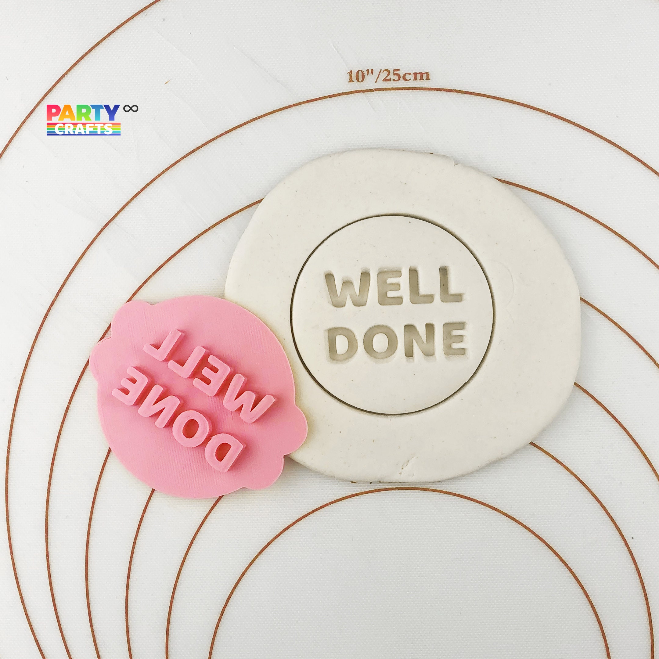 Well Done Cookie Stamp Well Done Cookie Fondant Embosser - Etsy