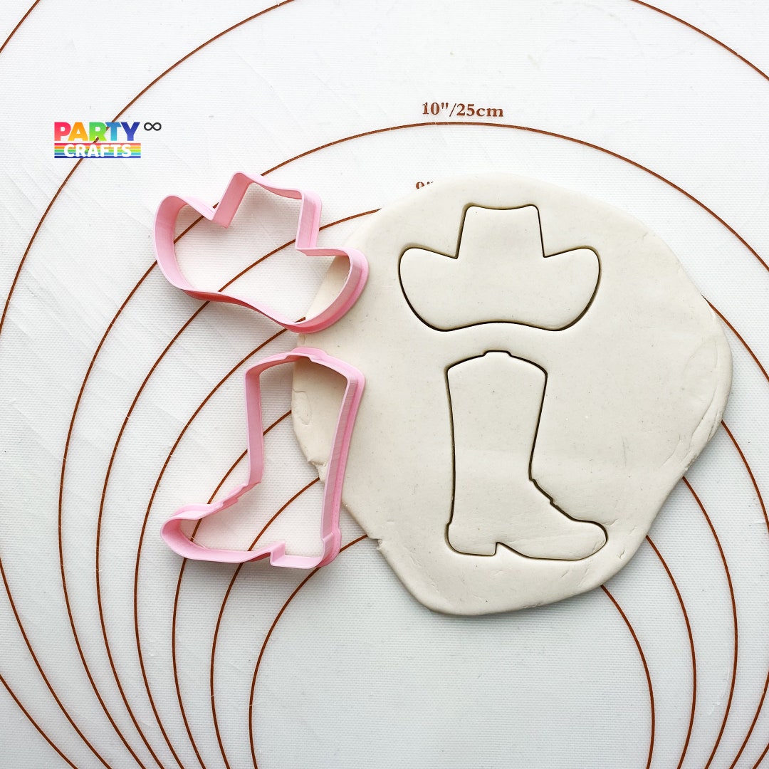 Cowboy Boot Cookie Cutter | Cowboy Hat Cookie Cutter - Etsy