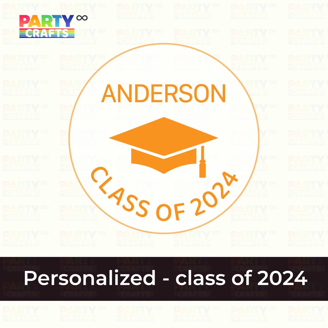 Personalized Custom Graduation 2024 Cookie Stamp | Grad Party Favors ...