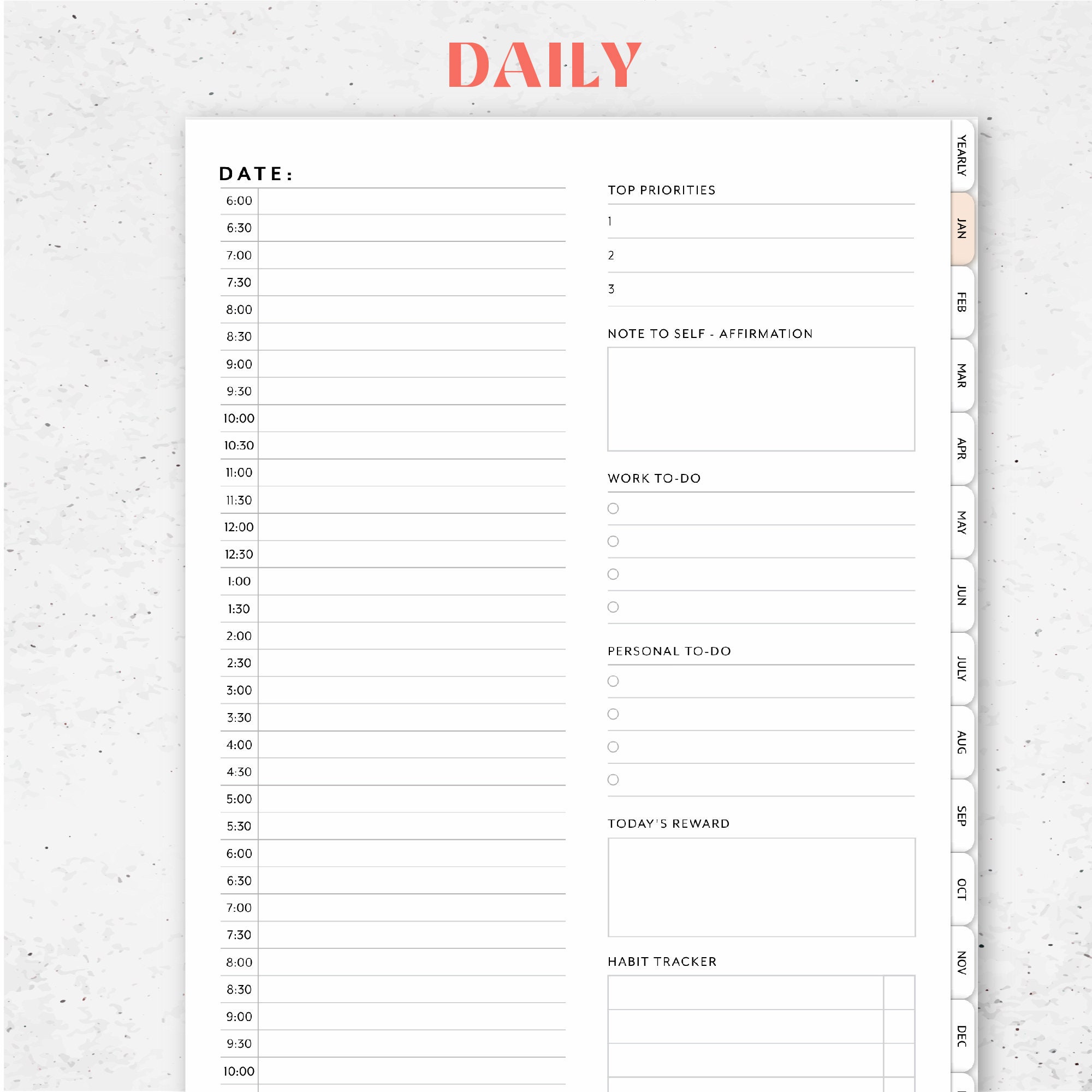 Gradient Digital Planner, Undated Digital Planner Goodnotes, Digital ...
