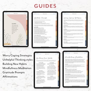 Wellness Journal Digital, Mental Health Journal Printable, Self Care ...