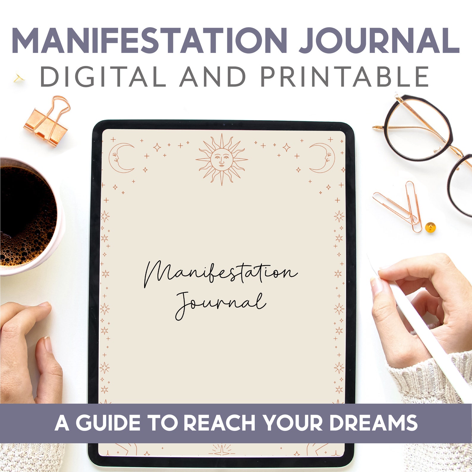 Manifestation Digital Journal 369 Manifest Journal Goodnotes - Etsy