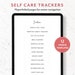 Self Care Digital Planner Digital Journal Self Care Tracker - Etsy