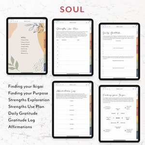 Wellness Journal Digital, Mental Health Journal Printable, Self Care ...