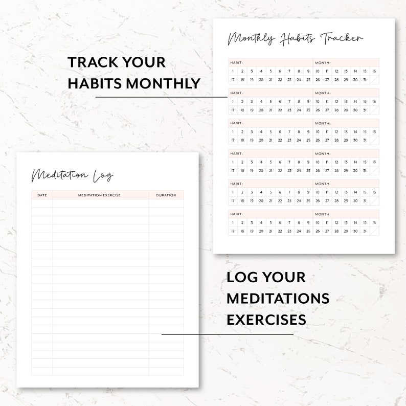 Self Care Digital Planner Digital Journal Self Care Tracker - Etsy