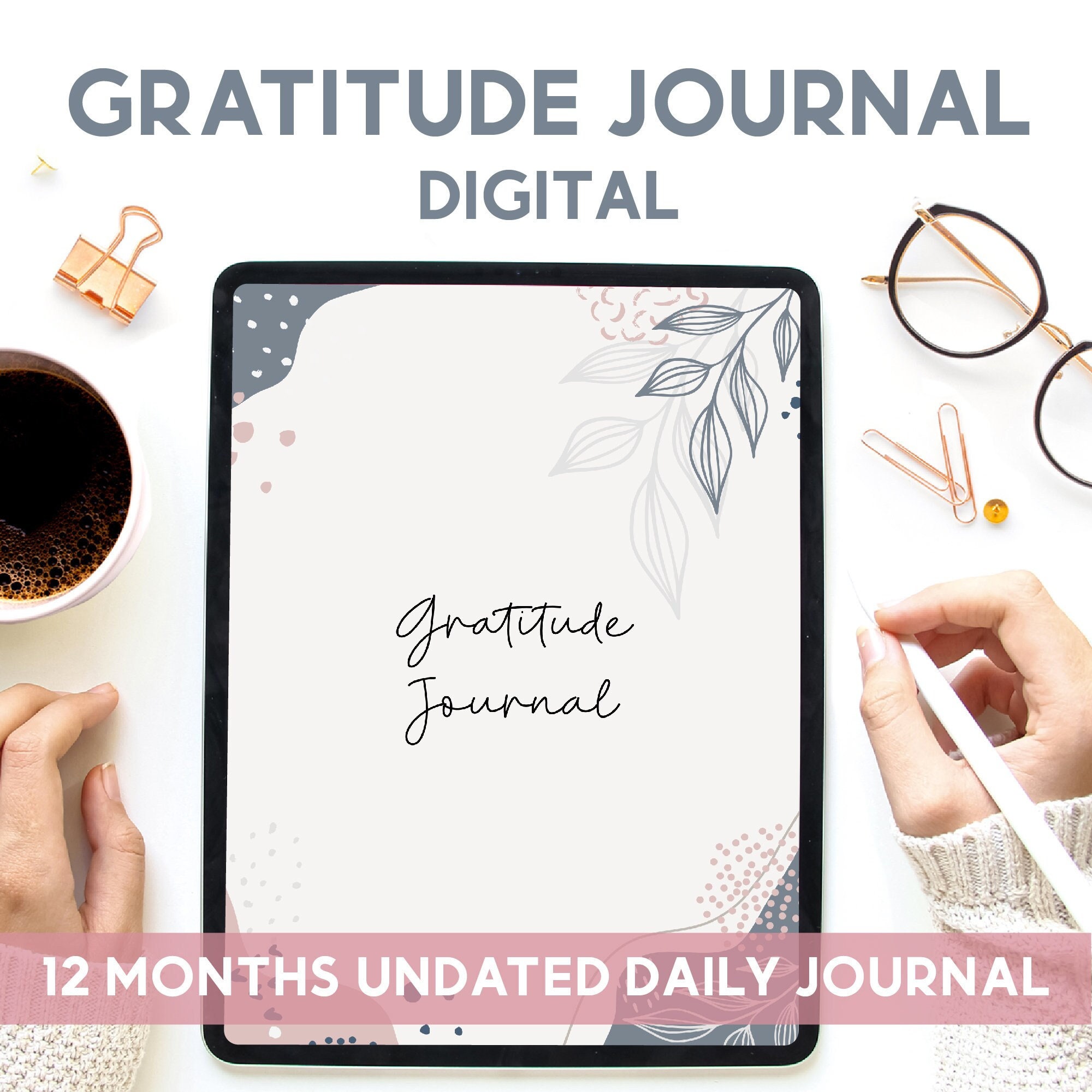 Self Reflection Journal/Mindfulness Journal/Daily Journal/5 Minute ...