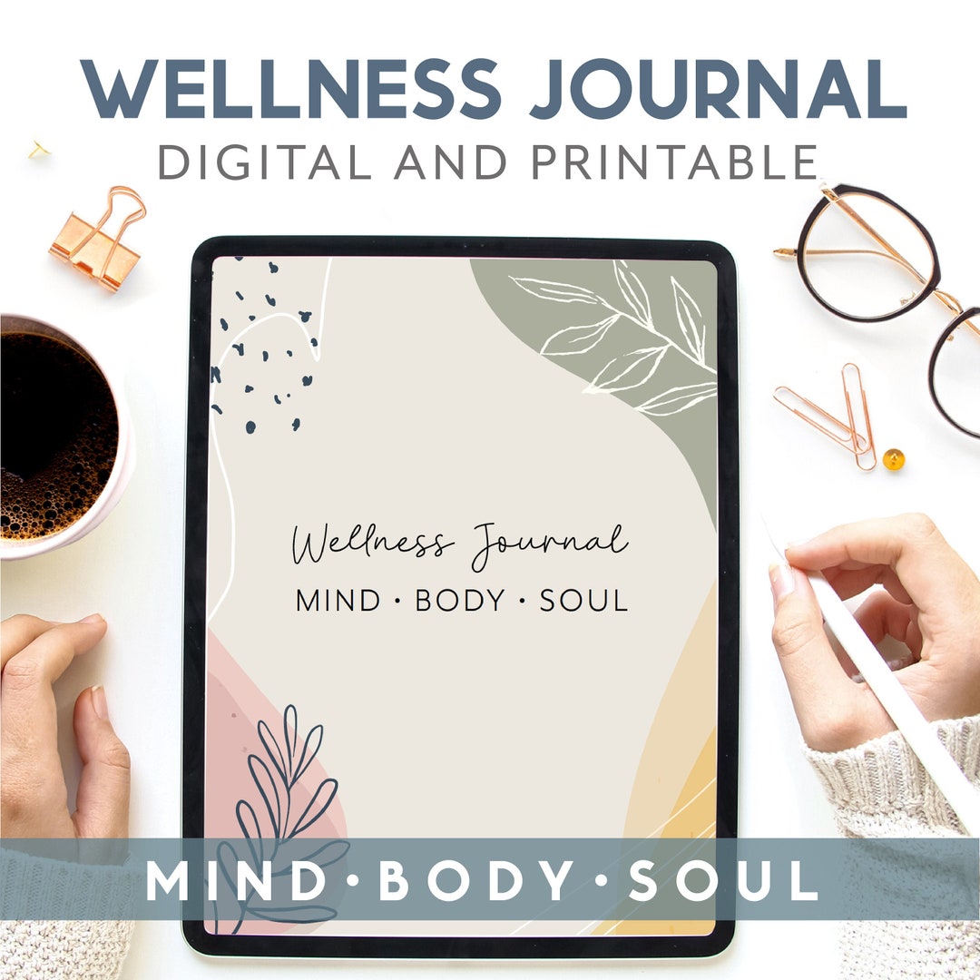 Wellness Journal Digital Mental Health Journal Printable - Etsy