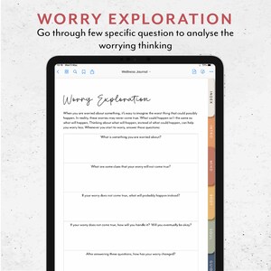 Wellness Journal Digital, Mental Health Journal Printable, Self Care ...