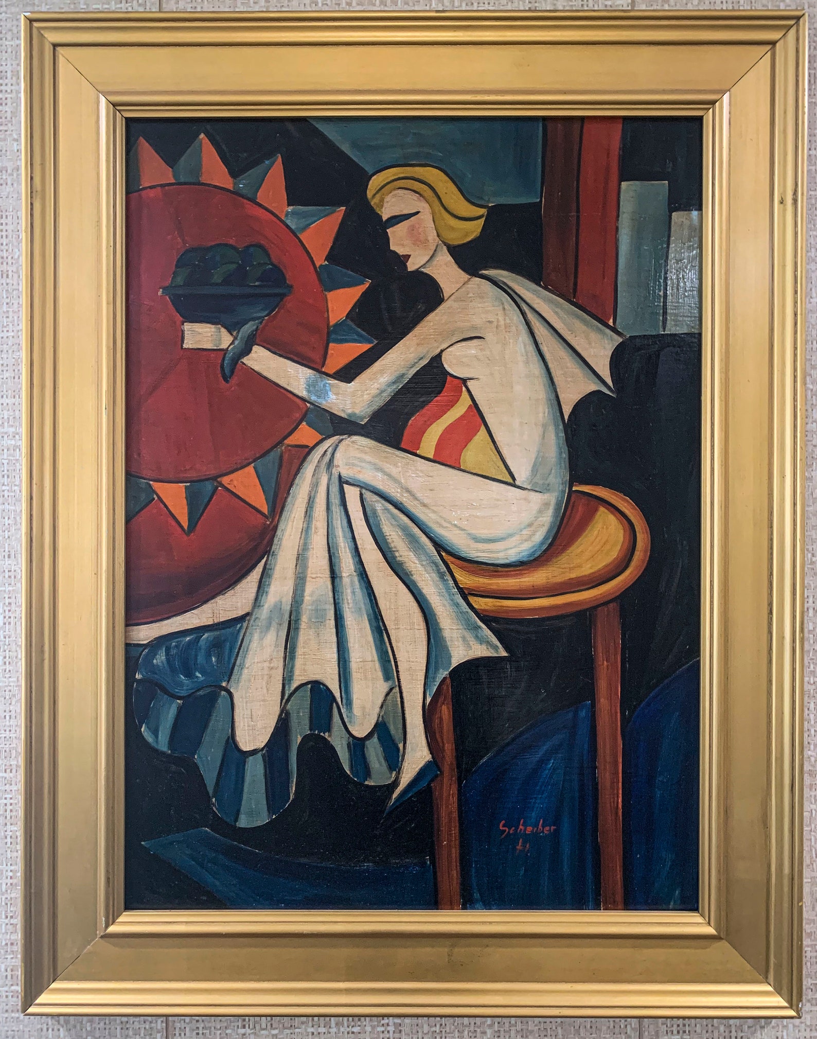 Hugo Scheiber 1873 - 1859 , Original Oil on Board , Signed Byt the ...