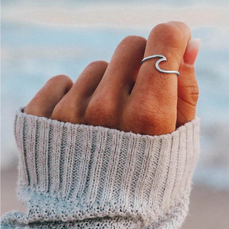 Wave Ring - Etsy