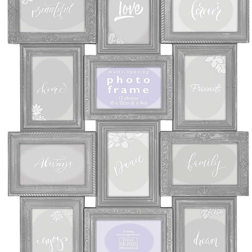 Triple Photo Picture Frame Linked Together With Chrome Ball | Etsy UK