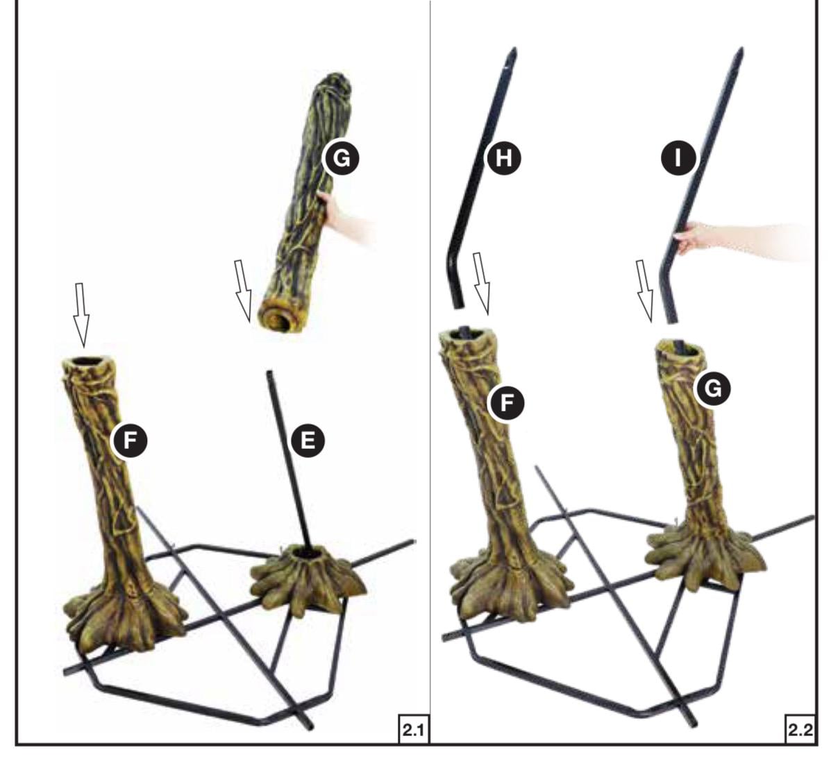 Knee Reinforcement for 12ft Inferno / Deadwood From Home Depot Set With ...
