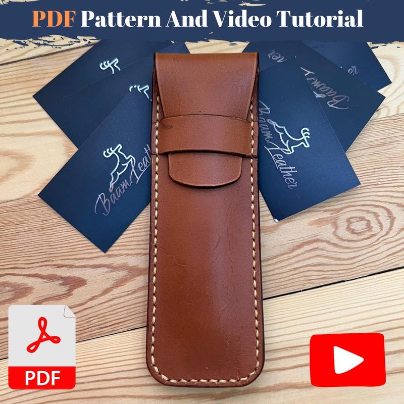 Leather Pen Holder - Etsy