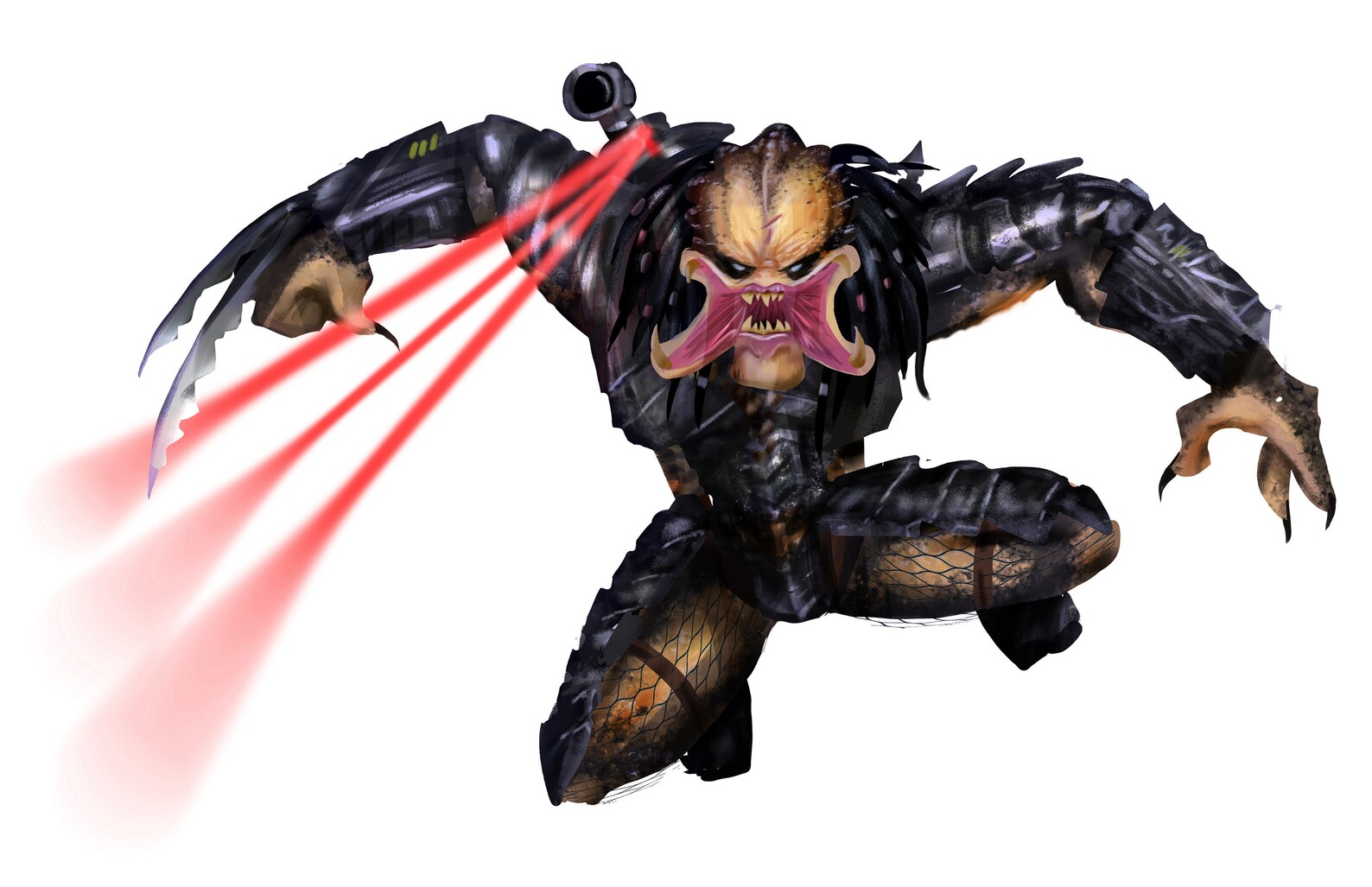 Predator Digital Download Alien Print Nerdy Art Print Alien | Etsy