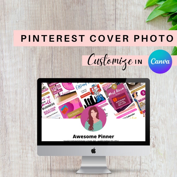 Canva-made Pinterest Cover Photo Customizable Still Photo or - Etsy