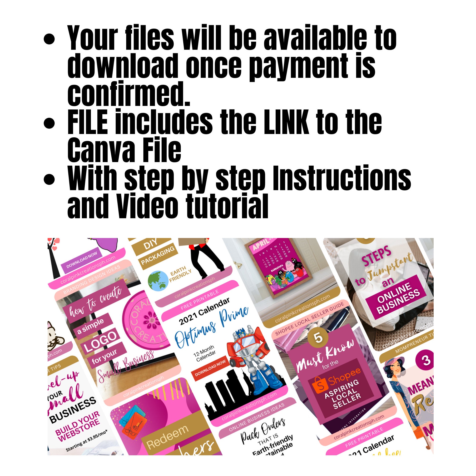 Canva-made Pinterest Cover Photo Customizable Still Photo or Video ...