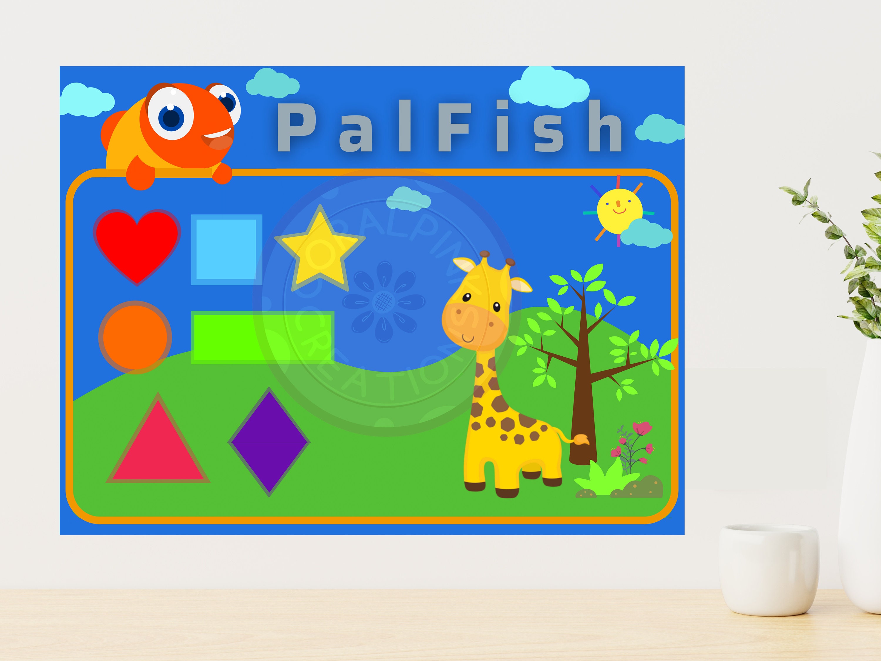 Minimalist Interactive Palfish Background Backdrop for ESL Teachers 2 ...