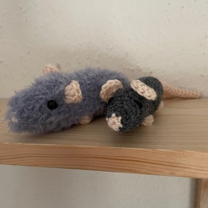 PDF CROCHET PATTERN Mouse Rat Hooded Rat Rodent Pet Amigurumi ...