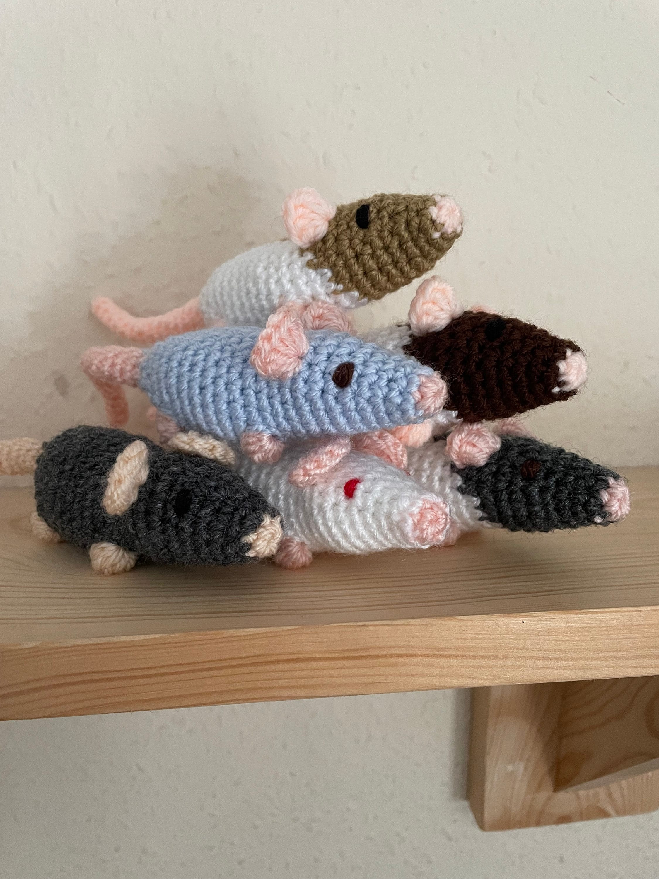 PDF CROCHET PATTERN Mouse Rat Hooded Rat Rodent Pet Amigurumi - Etsy