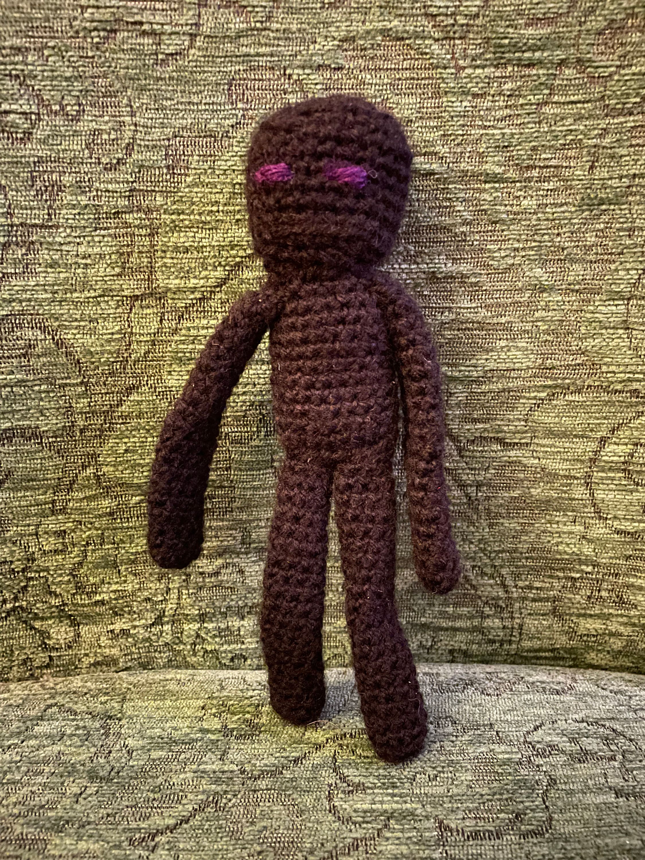 PDF CROCHET PATTERN Steve Creeper Enderman Amigurumi Crochet Pattern ...