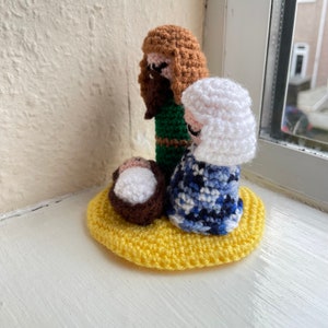 PDF CROCHET PATTERN Nativity Scene Christmas Mary Joseph Baby Jesus ...