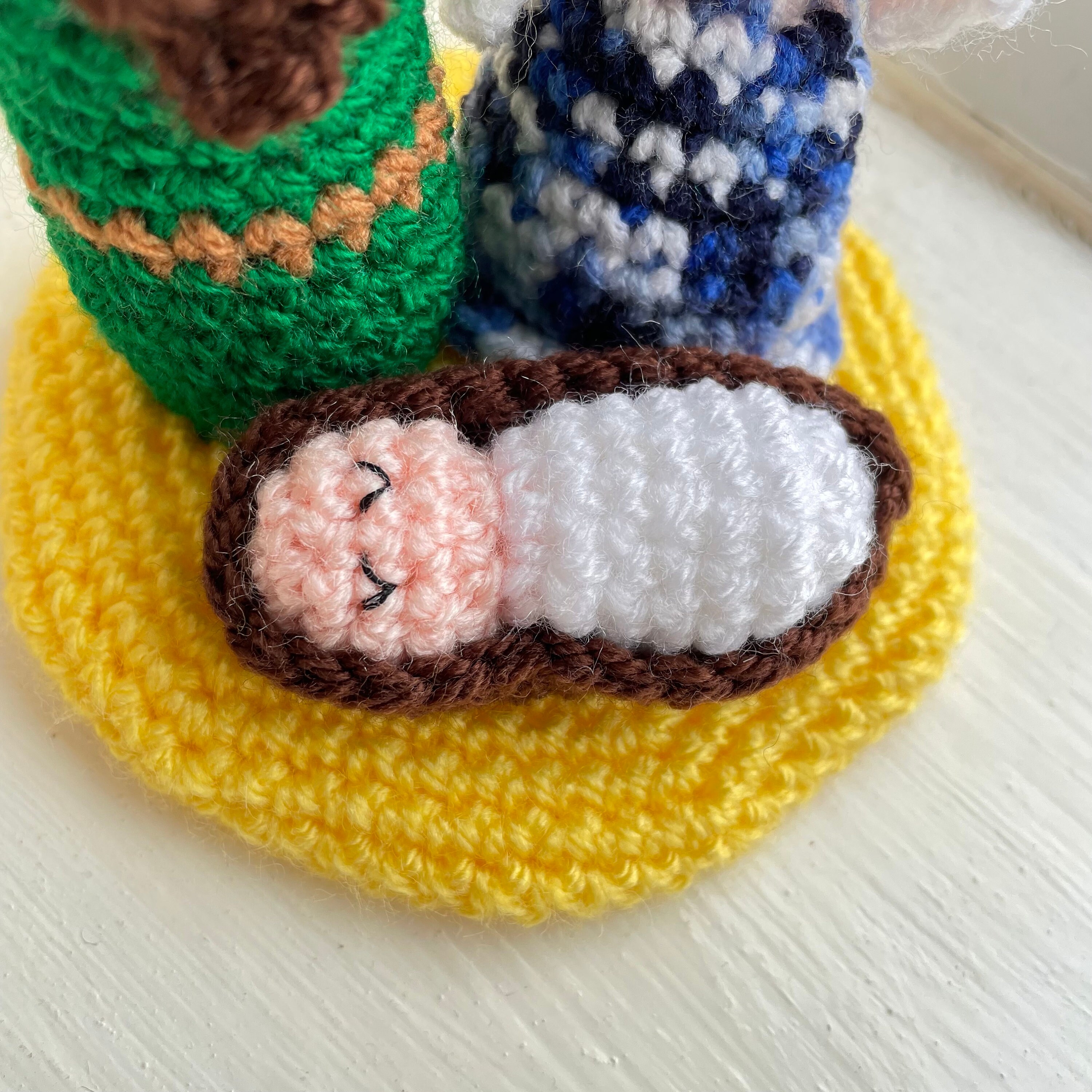 PDF CROCHET PATTERN Nativity Scene Christmas Mary Joseph Baby Jesus ...