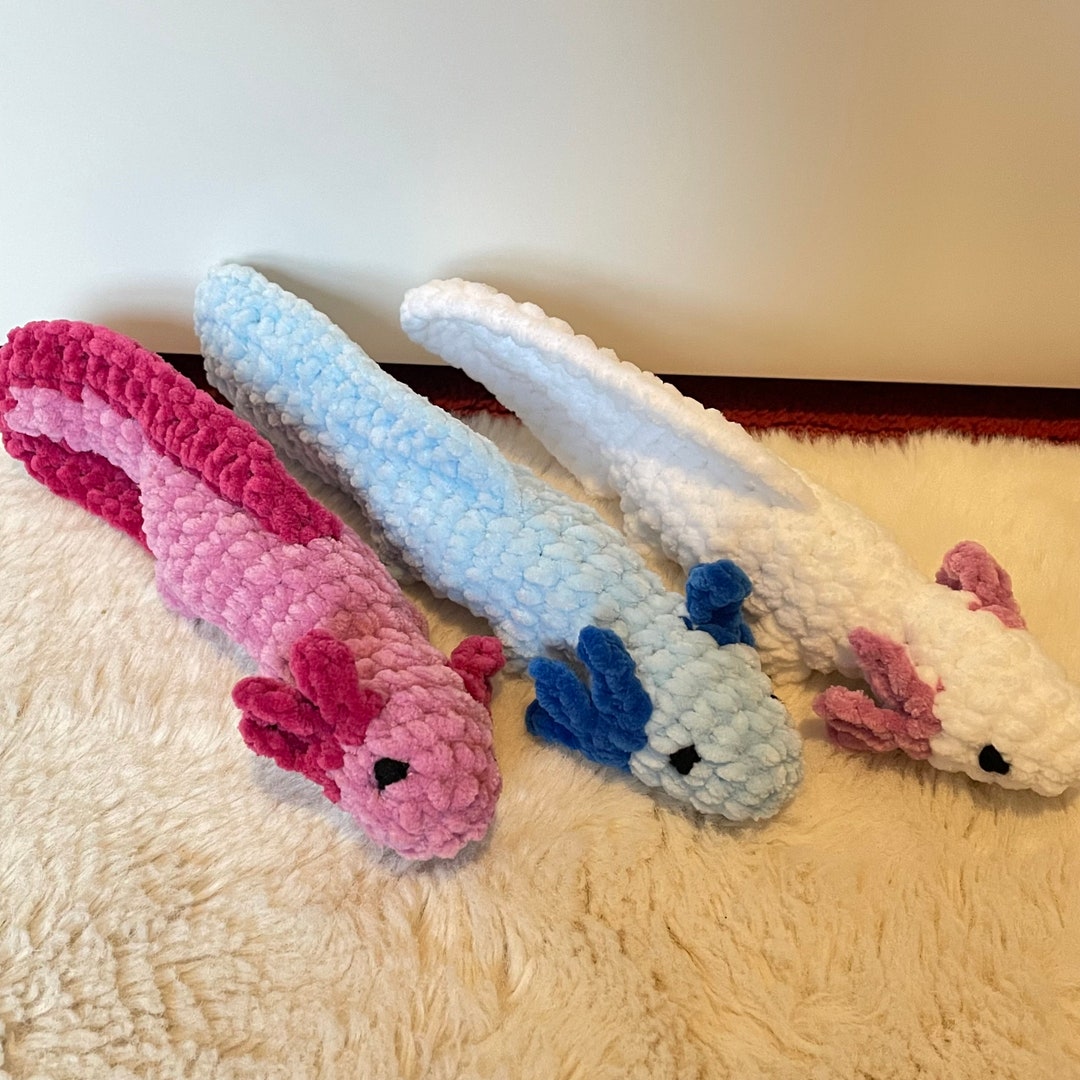 Soft Toy Axolotl Marine Amphibian Plush Cuddly Pet Minecraft - Etsy