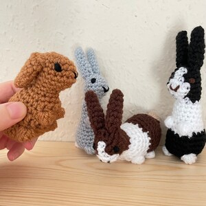 PDF CROCHET PATTERN Bunny Rabbit Dutch Rabbit Low Sew Amigurumi Pattern ...