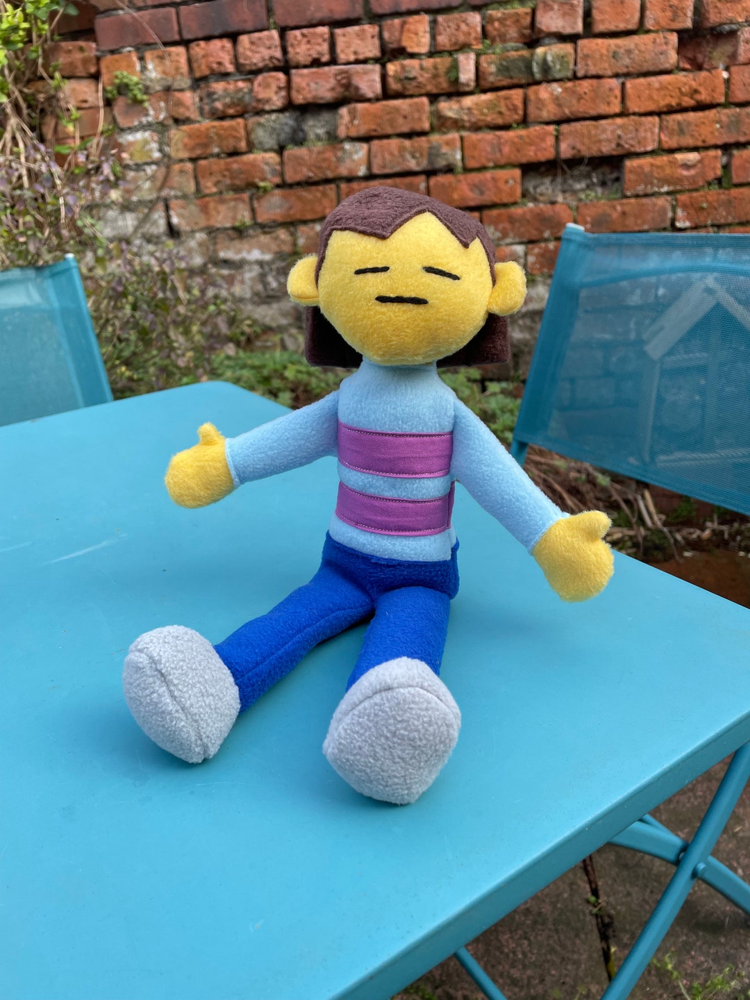 Undertale Frisk the Fallen Human Plush Toy/ Soft Toy/ Handmade Plush ...