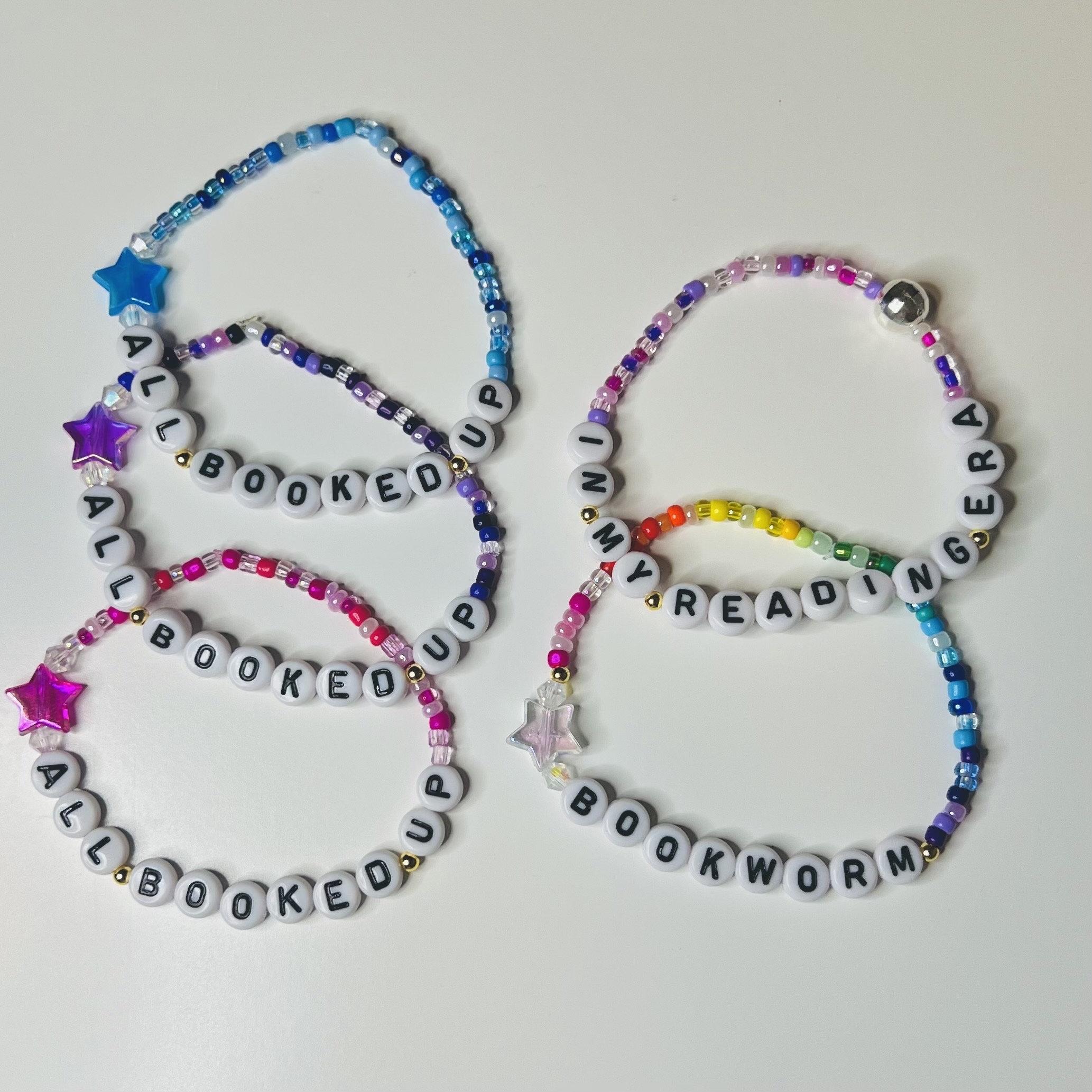 READING Themed Bracelets / in My Reading Era Bracelet / All Booked up ...