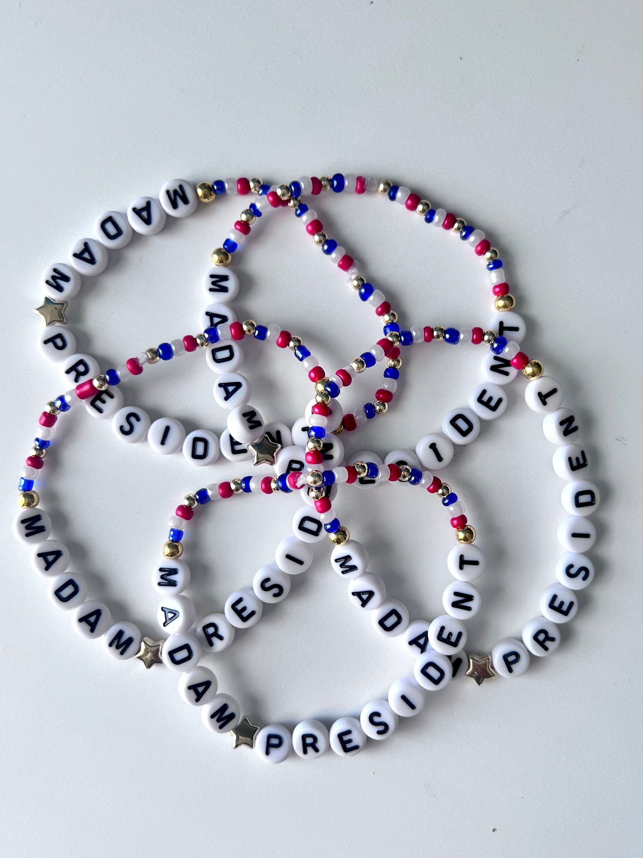 MADAM PRESIDENT Bracelet / HARRIS 2024 Bracelet / Democrat Bracelet ...