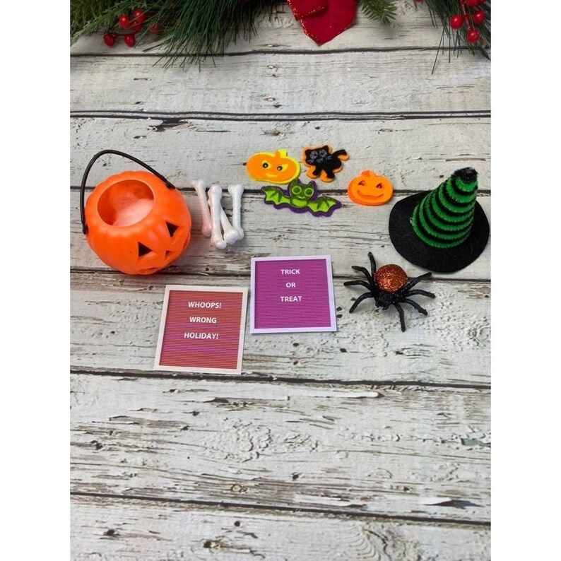 NEW Elf Doll Christmas Elf Mischievous Elf Kit Trick or Treat Elf Accessory Elf Activity ...