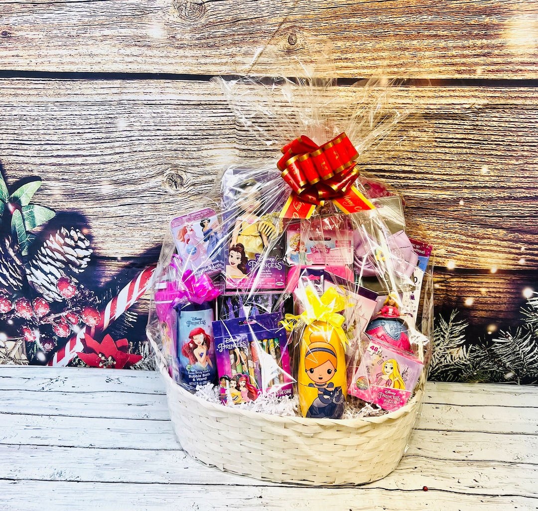 19 Piece Disney Princess Easter Basket Birthday Basket Gift Basket ...