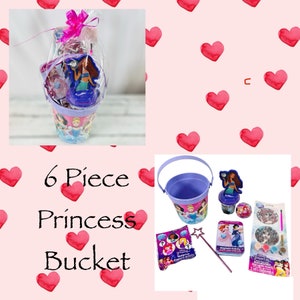 Princess Bucket Party Favor | Girls Princess Gift | Girls Birthday ...